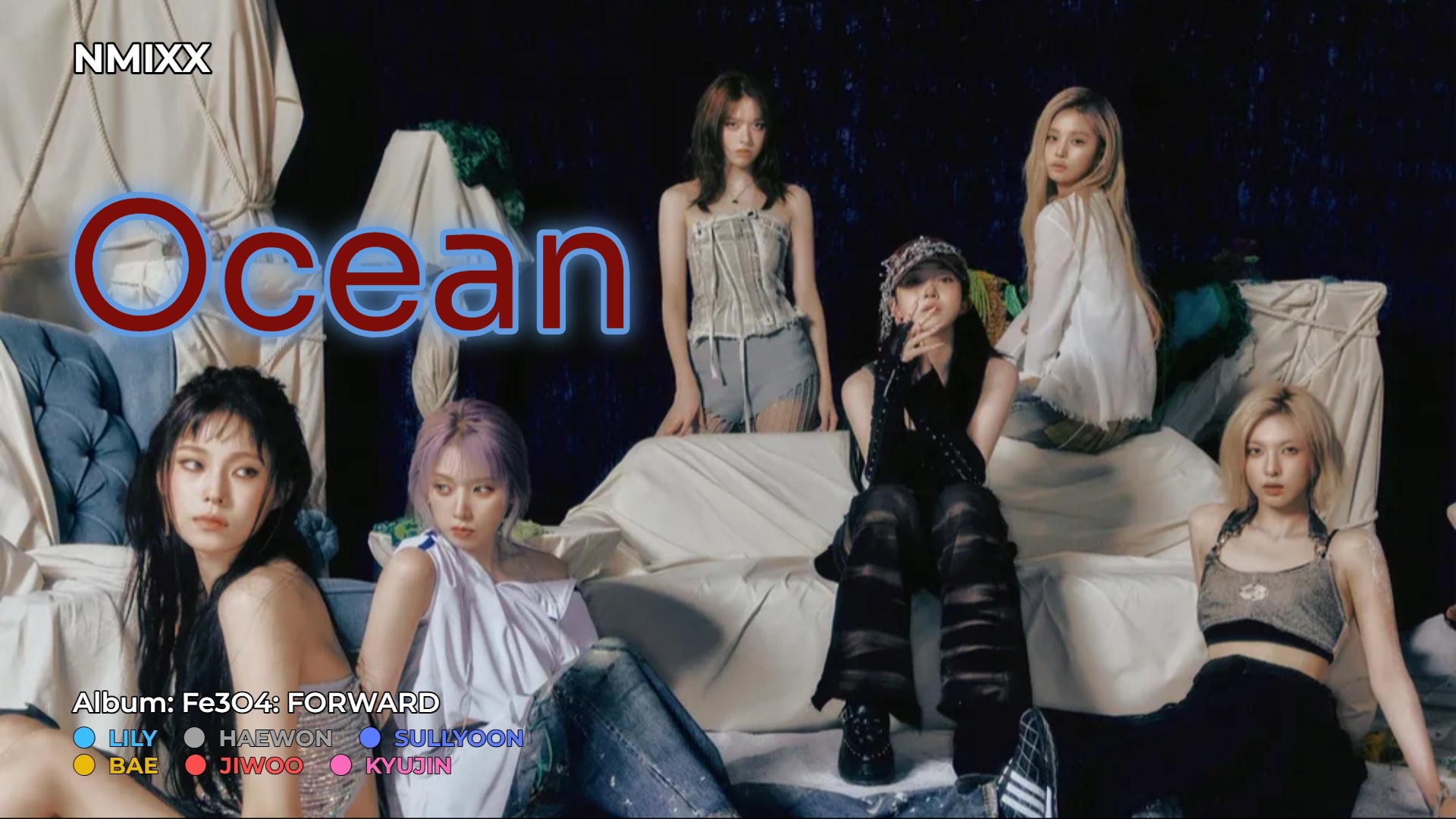NMIXX – Ocean (Color Coded Lyrics / ROM / ENG) | Anri’s Color Coded ...
